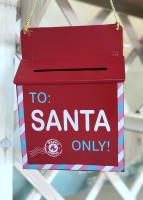 China Custom Metal Christmas Decoration Post Box - 100 Piece Minimum Order with 60-80 Day Delivery for Outdoor Festive Ornaments for sale