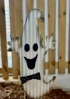 China Outdoor Metal Halloween Ghost Ornaments - Plug-in Garden Statues in Small/Medium Sizes with 20,000pcs Monthly Capacity for sale