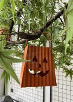 China Metal Jack-O-Lantern Halloween Ornaments - Small/Medium Sizes for Indoor & Outdoor Decor for sale