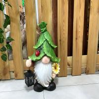 China Space At Polyresin Garden Gnome Ornaments with Solar LED Light - Weatherproof Outdoor Statues in Various Sizes for sale