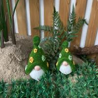 China Custom Polyresin Garden Ornaments with LED Lighting - Weatherproof Outdoor Decor in Multiple Colors for sale