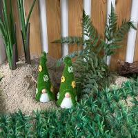 China Custom Polyresin Garden Ornaments with LED Lighting - Weatherproof Outdoor Decor in Multiple Colors for sale
