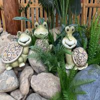 China Outdoor Polyresin Animal Figurines - Frog, Snail, Tortoise Garden Decor with 500pcs MOQ and 20,000pcs Monthly Capacity for sale