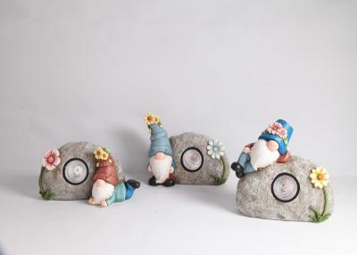 China Solar Magnesium Oxide Garden Gnome Statue with LED Lighting - Multiple Sizes 60-80 Day Delivery for sale