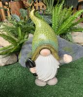 China Custom Magnesium Oxide Garden Gnome Statue with Weatherproof Design - 100pcs MOQ, 60-80 Day Delivery for sale