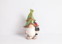 China Custom Ceramic Elf Garden Ornaments - Handmade Pottery Decor with 500 Piece MOQ and Multicolored Custom Designs for sale