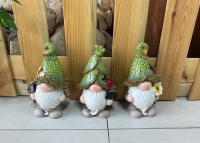 China Custom Ceramic Elf Garden Ornaments - Handmade Pottery Decor with 500 Piece MOQ and Multicolored Custom Designs for sale