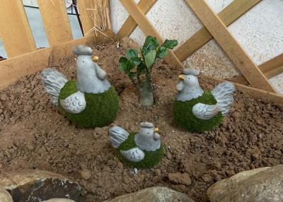 China Handmade Ceramic Garden Ornaments - Custom Chicken Duck Pottery Decorations with 500 Pieces MOQ and Various Sizes for sale