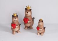 China OEM ODM Ceramic Pottery Garden Ornaments Cat Shape Decoration - Custom Sizes, 500 MOQ, Handmade for sale