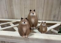 China OEM ODM Ceramic Pottery Garden Ornaments Cat Shape Decoration - Custom Sizes, 500 MOQ, Handmade for sale