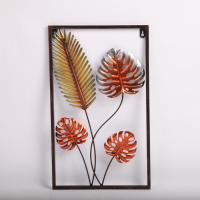 China High Durability Modern Foliage Wall Hanging Ornaments - Metal/Resin Construction with Custom Sizes and 20,000pcs Monthly Capacity for sale