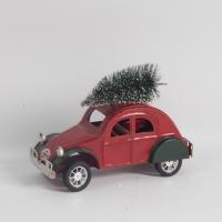 China Modern Metal Christmas Decorations - Red Car Handicrafts with Custom Sizing, 100pcs Minimum Order, 20000pcs Monthly Capacity for sale