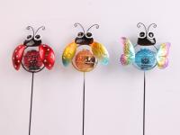 China Space At Solar Insect Garden Ornaments with 100mAh Battery and IP44 Waterproof Rating for sale