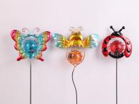 China Space At Solar Insect Garden Ornaments with 100mAh Battery and IP44 Waterproof Rating for sale