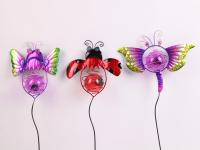 China Space At Solar Insect Garden Ornaments with 100mAh Battery and IP44 Waterproof Rating for sale