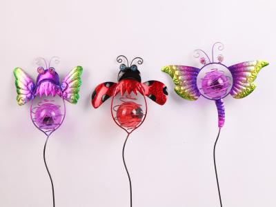 China Space At Solar Insect Garden Ornaments with 100mAh Battery and IP44 Waterproof Rating for sale