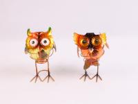 China Animal Shape Iron Solar Garden Ornament with LED Garden Metal Decorations for sale