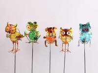 China Low Light Intensity Solar Garden Ornament With LED Cartoon Animal Modeling Snails, Etc. for sale