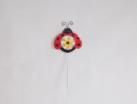 China Colorful Metal Animal Outdoor Garden Decoration With Windmill Butterfly Bee Ladybug Bird for sale