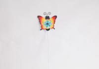 China Colorful Metal Animal Outdoor Garden Decoration With Windmill Butterfly Bee Ladybug Bird for sale