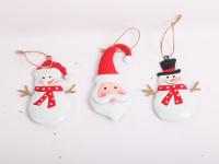 China Custom Metal Christmas Decorations - Handcrafted Snowman, Santa & Elk Designs with 500pcs MOQ and 60-80 Day Delivery for sale