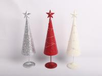 China Custom Metal Christmas Decorations - 12 Inch Standard Size, Weather-Resistant Outdoor & Indoor Holiday Ornaments for sale