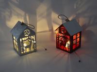 China Custom Metal Christmas Lantern Decorations with LED Support - Handcrafted Outdoor/Indoor Holiday Decor in Multiple Sizes for sale