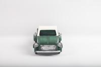 China Vintage Green Truck Iron Metal Garden Decorations Outdoor for sale