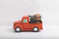 China Old Style Orange Van Decorations Interior Decorations Metal Garden Decorations for sale
