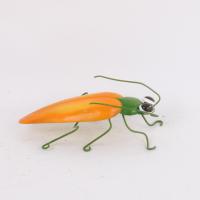 China Small Iron Vivid Insect Lawn Decorations Metal Garden Decorations for sale