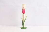 China Tall Iron Vase With Round Bottom Plate Exquisite With Metal Flower Decor for sale