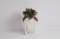 China Christmas Lanterns Indoor Outdoor Metal Decorations Electronic Candles for sale