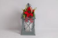 China Christmas Lanterns Indoor Outdoor Metal Decorations Electronic Candles for sale