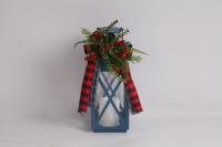China Christmas Lanterns Indoor Outdoor Metal Decorations Electronic Candles for sale