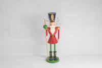 China Handcrafted Modern Metal Christmas Decorations Festive Theme In Red Green / White for sale