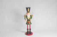 China Handcrafted Modern Metal Christmas Decorations Festive Theme In Red Green / White for sale