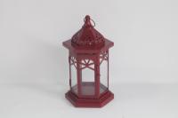 China Christmas Metal Lantern Ornaments Holds Candles Garden Decor for sale