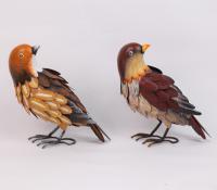 China Metal Bird Garden Ornament Small Size Perfect for Outdoor Decoration for sale