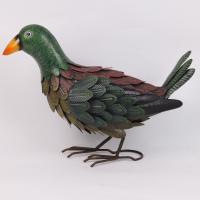 China Realistic Bird Sculptures Metal Animal Garden Statues for Your Outdoor Living Space for sale