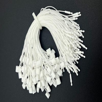 China Garment White Polyester Security Loop Plastic Tag Fastener Universal for sale