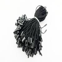 China OEM Luggage Bags Hang Tag Lock String Price Tag Fasteners Black for sale