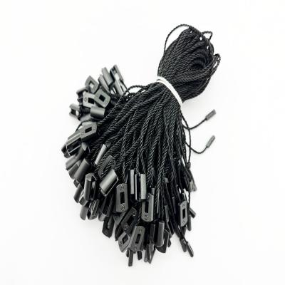 China OEM Luggage Bags Hang Tag Lock String Price Tag Fasteners Black for sale