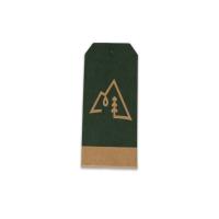 China Fluorescent Green Price Clothing Hang Tag And Labels For Bags Clothing Accessories for sale