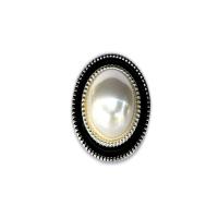 China Plastic Garment Accessory Round Pearl Button Ladies Knit Cardigan for sale
