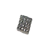 China OEM Rectangle Packing Garment Metal Accessories Clothing Decoration for sale