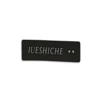 China Custom Woven Heat Transfer Clothing Labels 42x62 For Bags Garment for sale