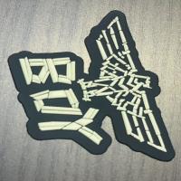 China Heat Transfer Clothing Bespoke Woven Labels Jeans Shirt Tags TPU for sale