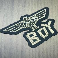 China Heat Transfer Clothing Bespoke Woven Labels Jeans Shirt Tags TPU for sale