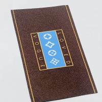 China Clothing Woven Apparel Labels Logo Tags Custom Designs For Crafts for sale