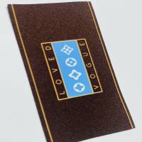 China Clothing Woven Apparel Labels Logo Tags Custom Designs For Crafts for sale